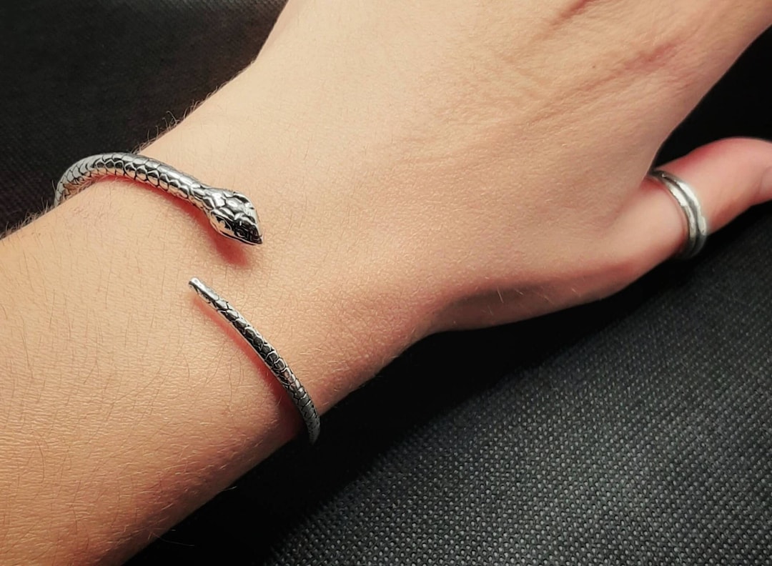 Snake Bracelet, Snake Jewelry, Adjustable Bracelet, Snake Passion ...