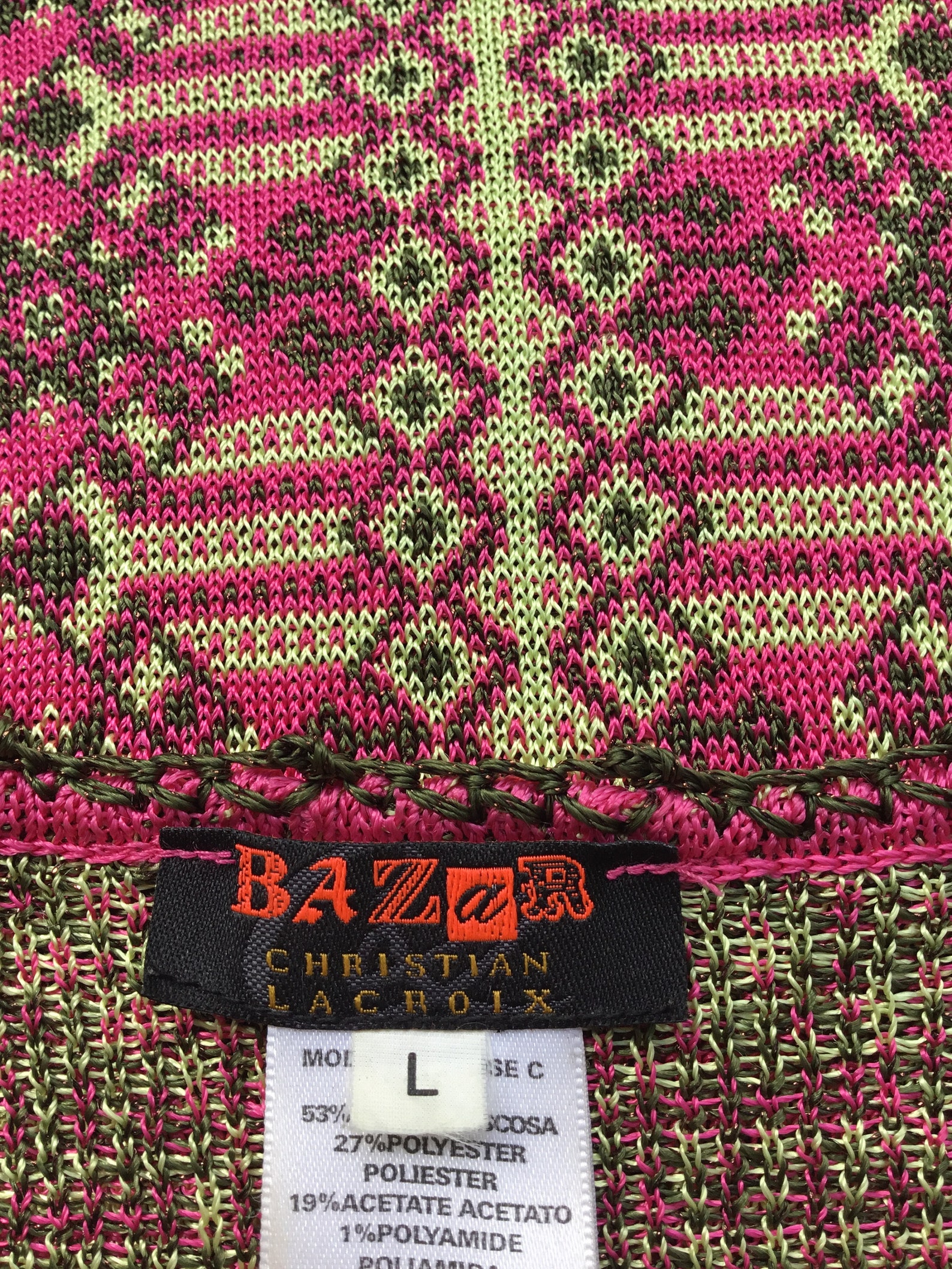Vintage designer Christian Lacroix Bazar | Etsy