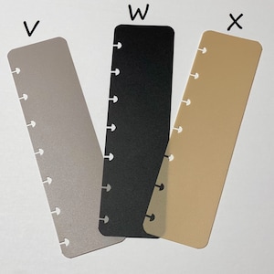 Discbound Dividers Plastic Page Markers Tab-top Happy Planner Micro ...