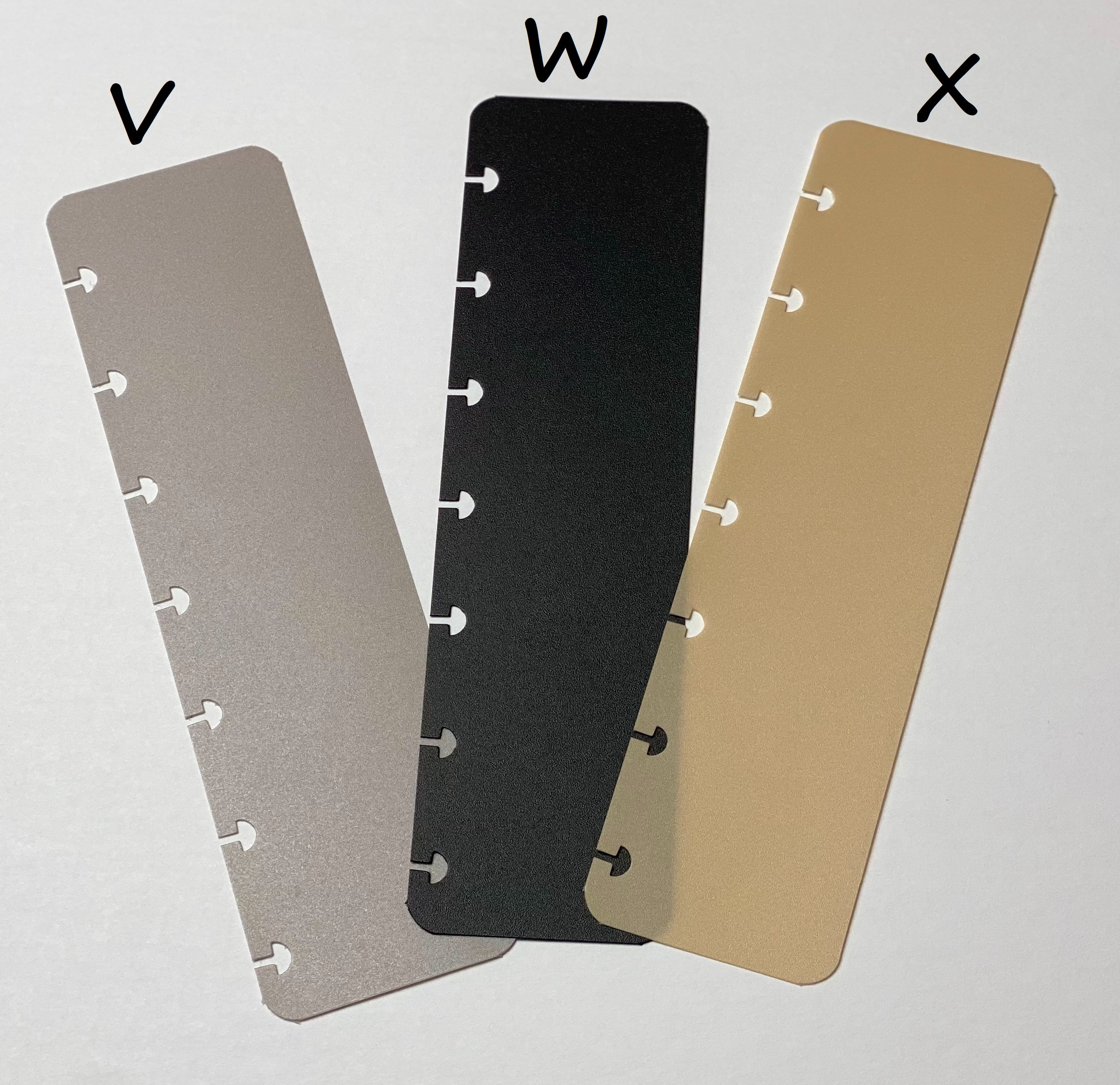 Discbound Dividers Plastic Page Markers Tab-top Happy Planner Micro ...