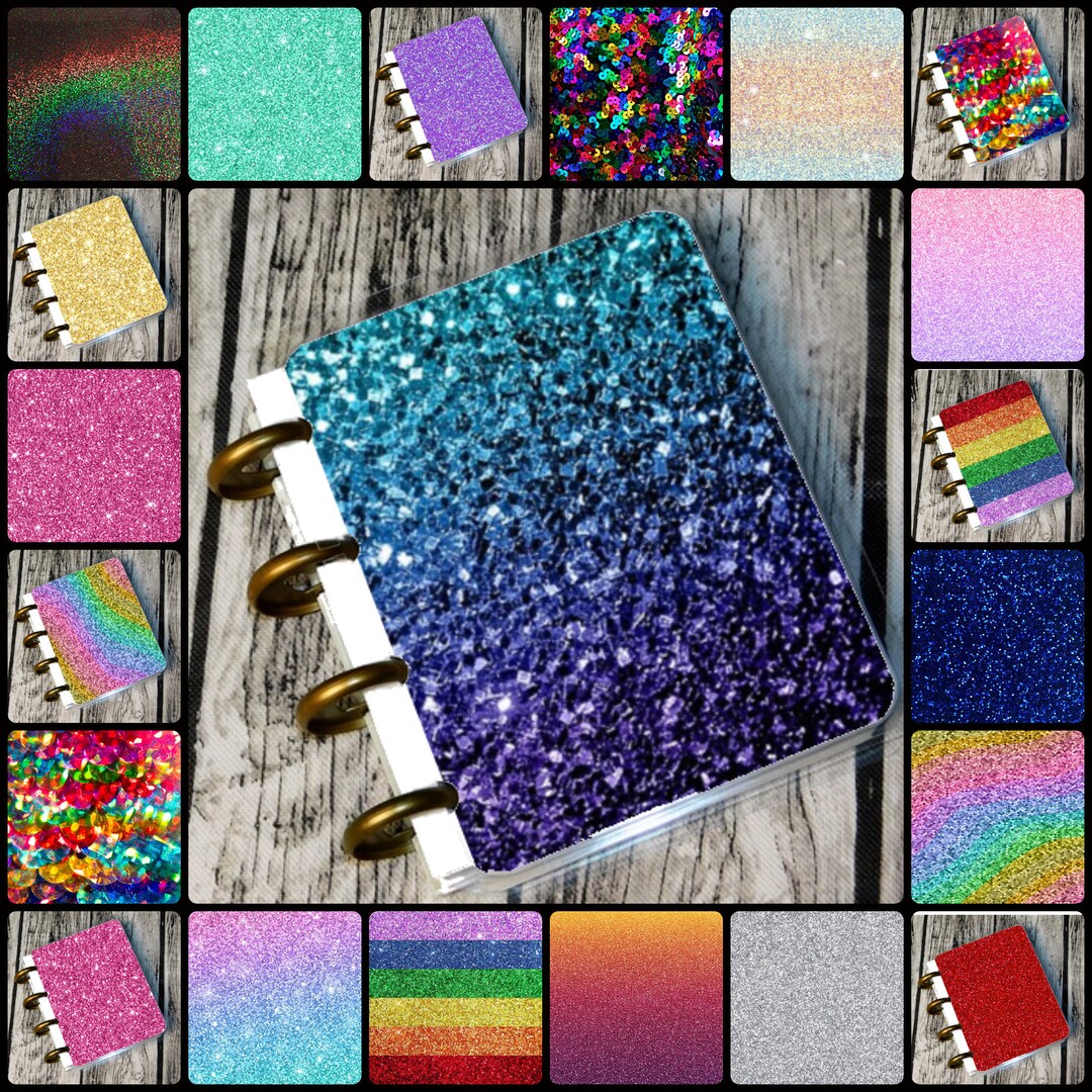Micro Glitter Cover Dividers Dashboard (choose) Happy Planner Sparkle ...