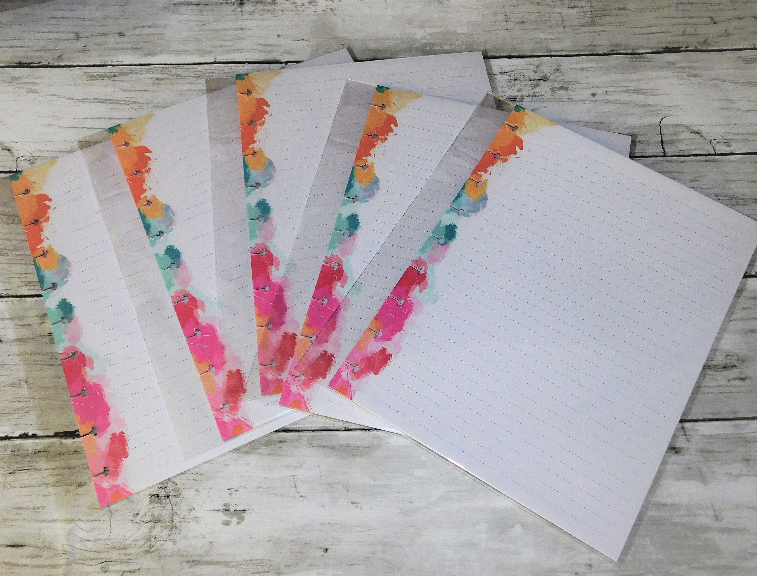 Colorful Dot-lined Happy Planner Classic Paper - Etsy