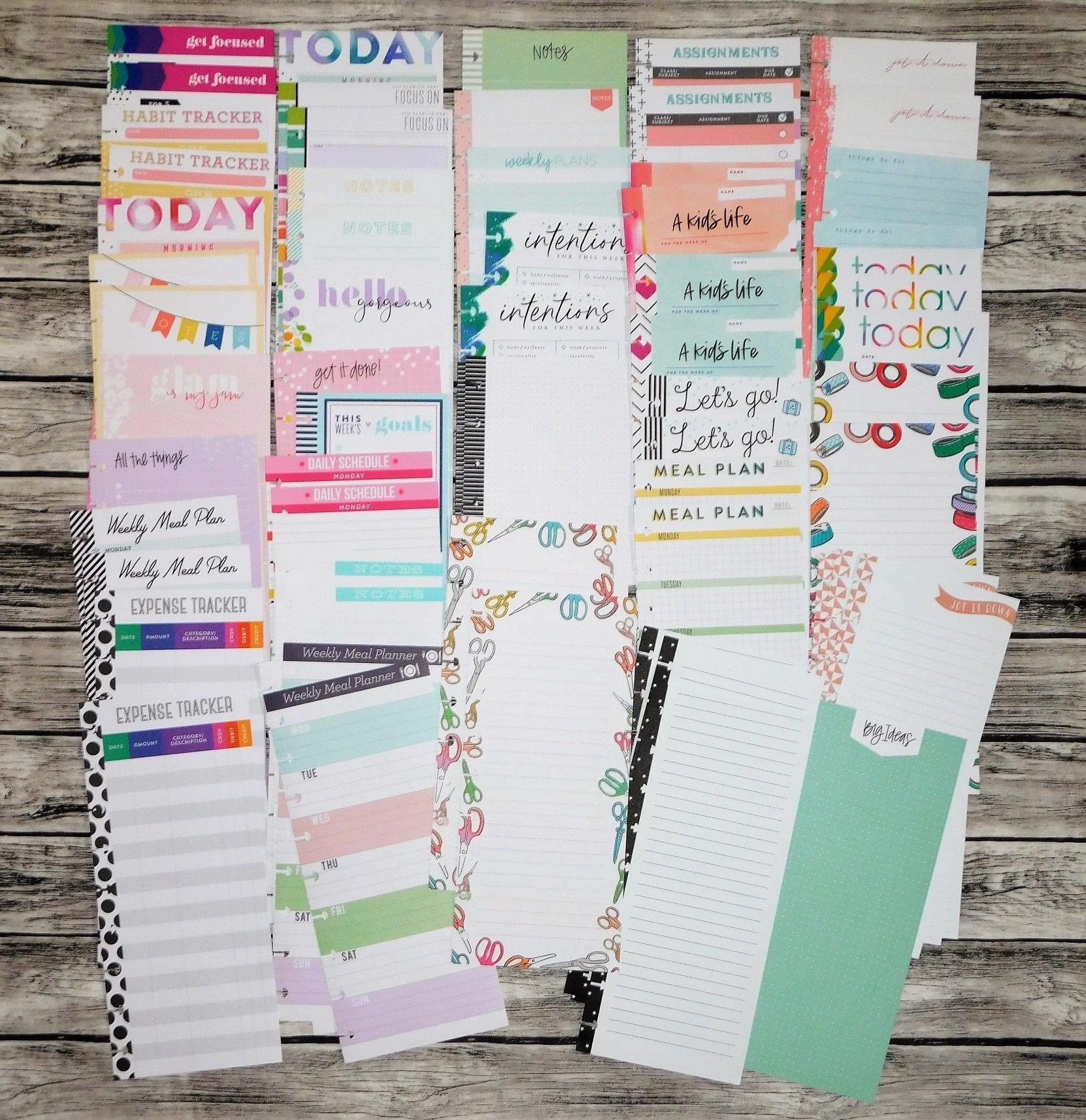 Skinny Classic Paper Sampler the Happy Planner *choose* - Etsy
