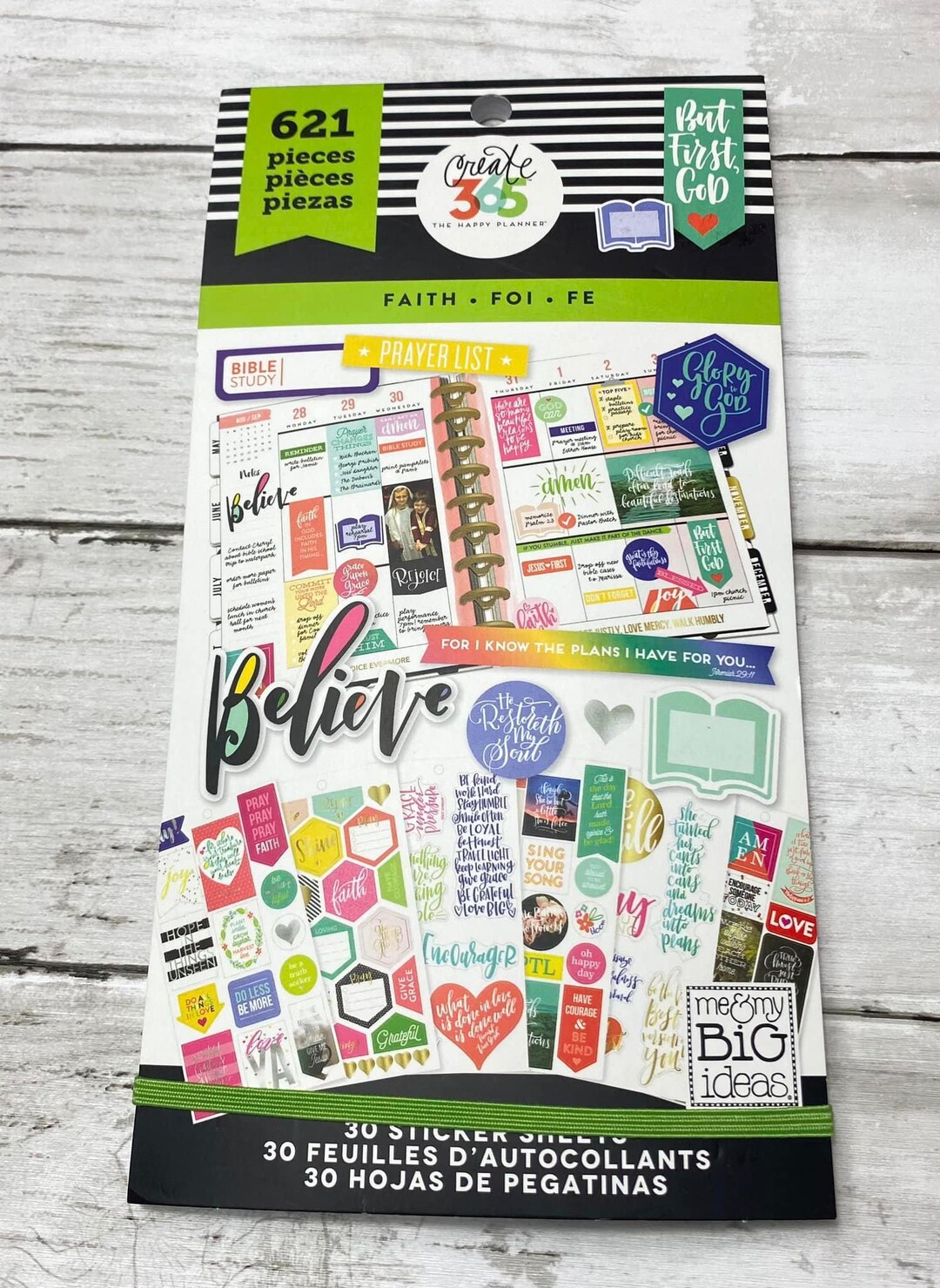 Faith (621) Happy Planner Value Sticker Book MAMBI - Etsy