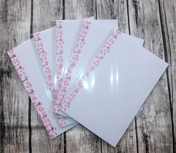 Pink Leopard/dot Lined Happy Planner Mini Paper - Etsy