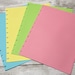 BIG Lined Colored Paper (40 or 20 Sheets) Letter Size Happy Planner A4 ...
