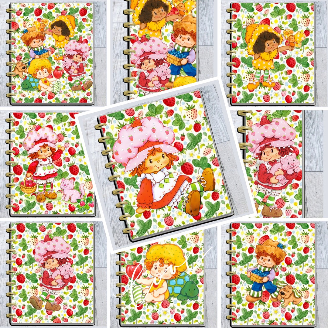Strawberries Happy Planner Covers Set Dividers Dashboard - Etsy