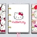 Cute Kitties Micro Happy Planner Cover Divider Kitty Hello Cat - Etsy
