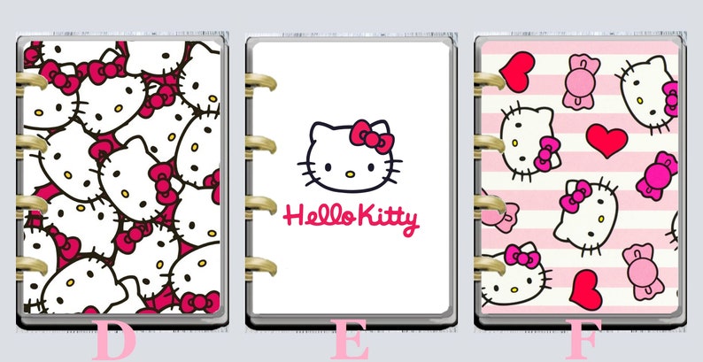 Cute Kitties Micro Happy Planner Cover Divider Kitty Hello Cat - Etsy