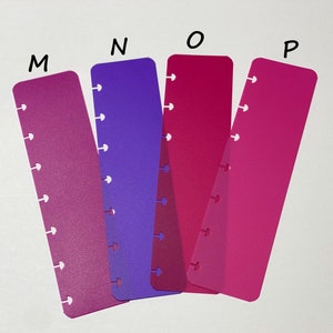 Discbound Dividers Plastic Page Markers Tab-top Happy Planner Micro ...