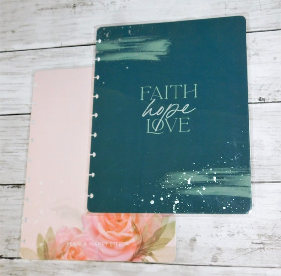 Faith Hope Love Classic Size Happy Planner Cover - Etsy