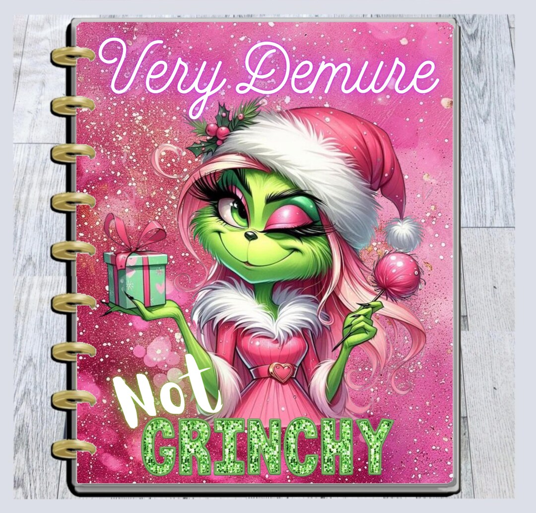 Very Demure Not Grinchy! Happy Planner Cover Dividers Collection Micro ...