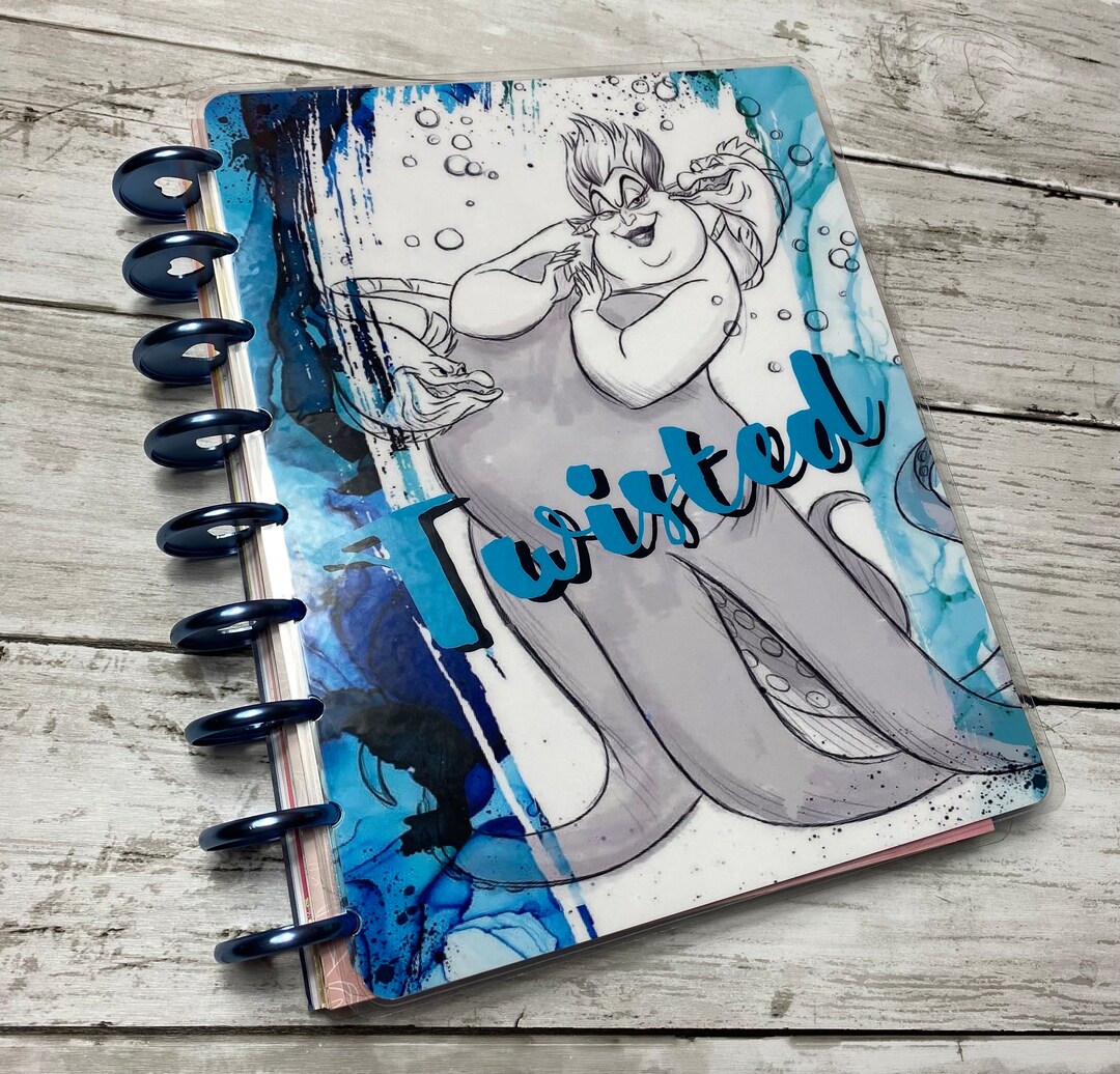 Ursula Villains Twisted Happy Planner Covers Set Dividers Dashboard the ...