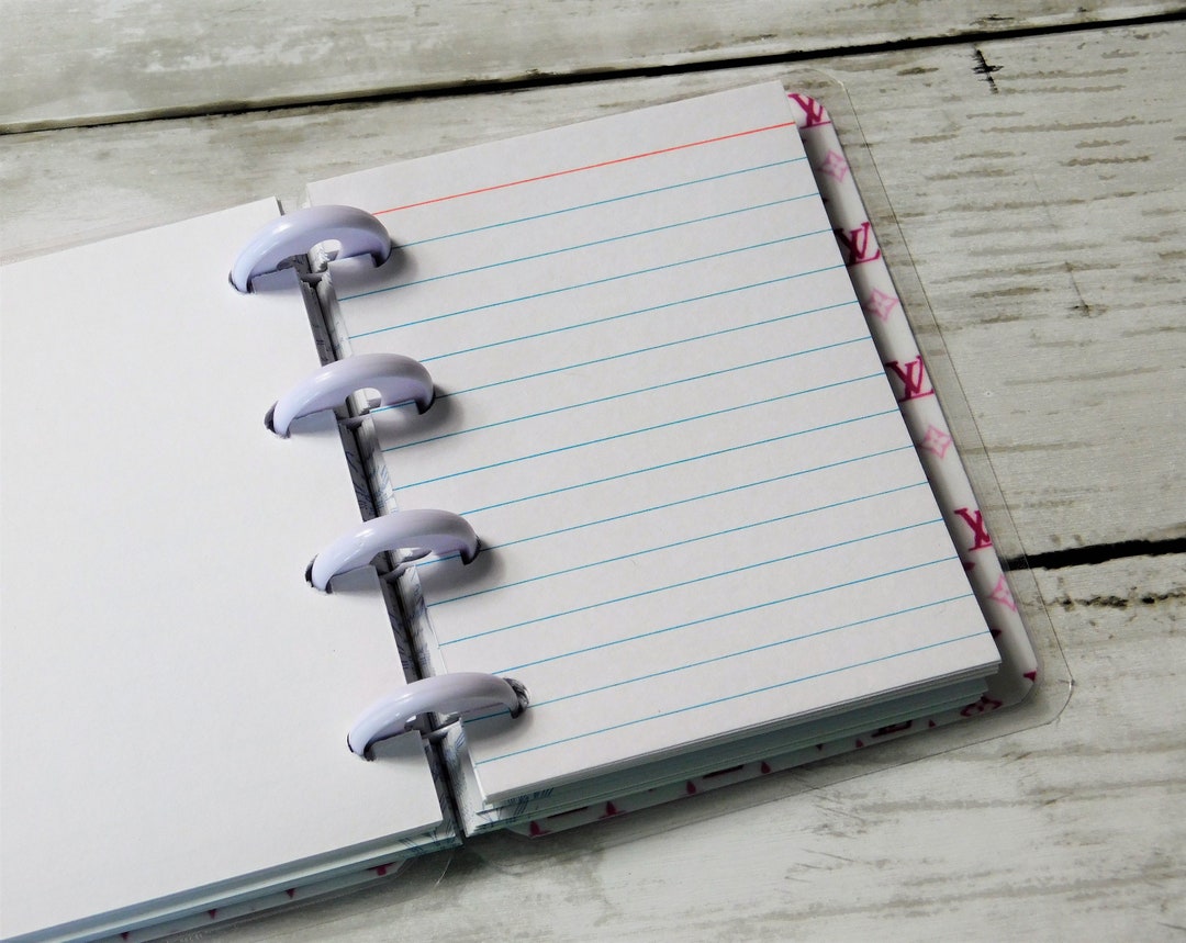 Micro Cardstock Lined Paper Happy Planner Tiny Size 3x4 Project Life ...