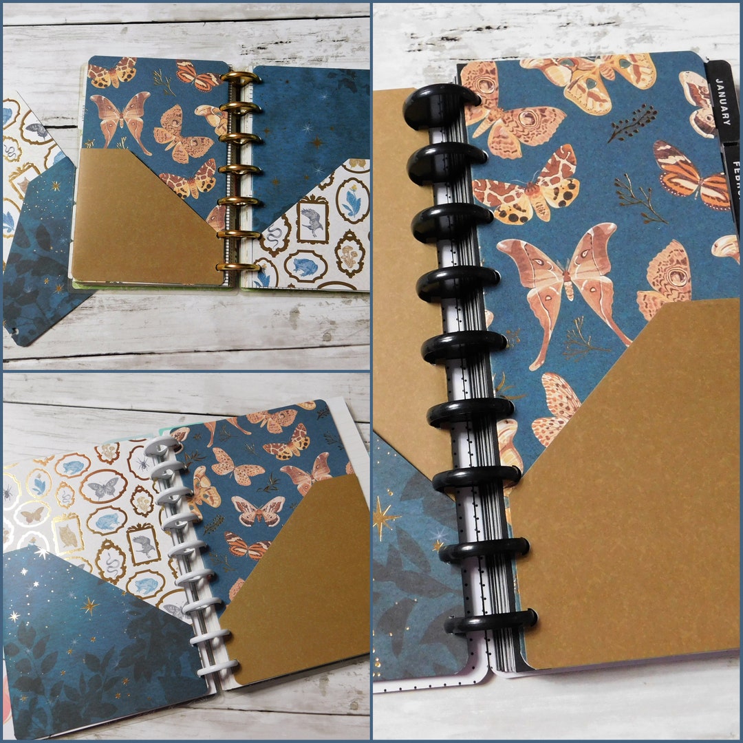 Summers Night Folders Happy Planner Double Pocket Half Classic Mini ...