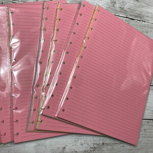 BIG Lined Colored Paper (40 or 20 Sheets) Letter Size Happy Planner A4 ...