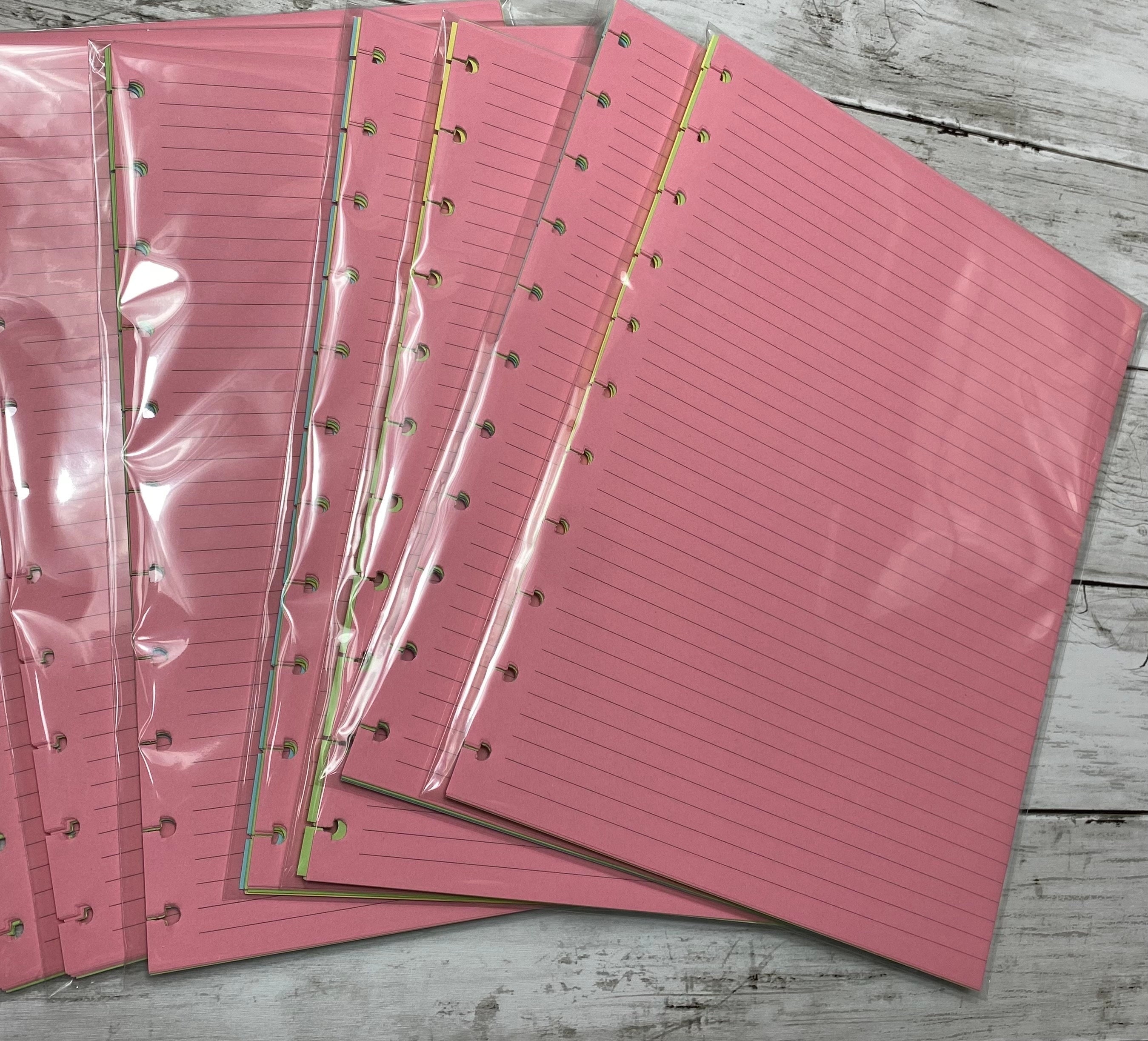 BIG Lined Colored Paper (40 or 20 Sheets) Letter Size Happy Planner A4 ...