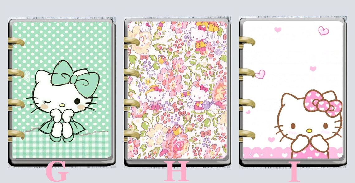 Cute Kitties Micro Happy Planner Cover Divider Kitty Hello Cat - Etsy