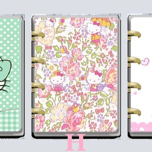 Cute Kitties Micro Happy Planner Cover Divider Kitty Hello Cat - Etsy