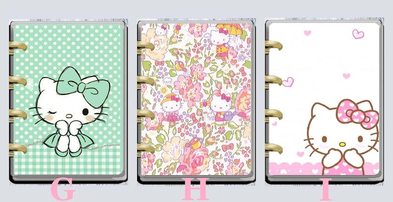 Cute Kitties Micro Happy Planner Cover Divider Kitty Hello Cat - Etsy