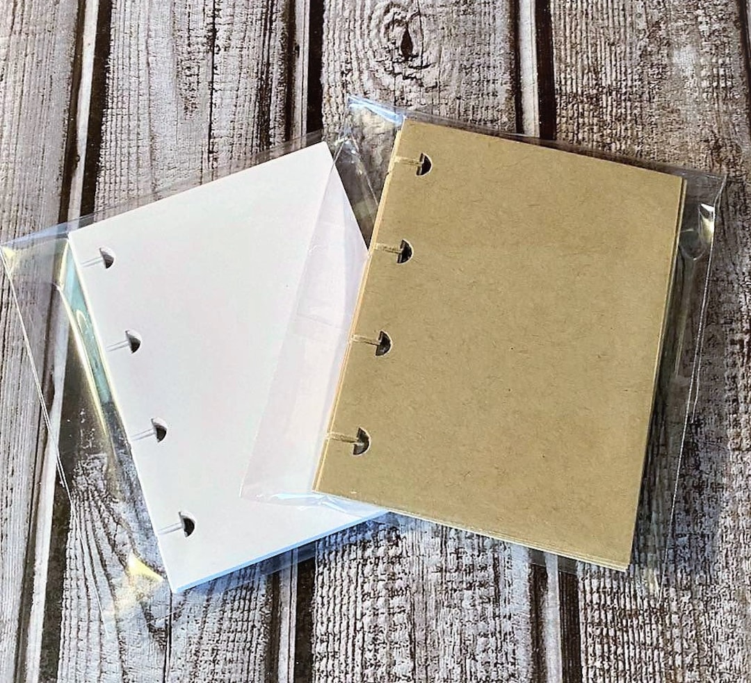 Micro White & Kraft Cardstock Paper Happy Planner Park Lane Tiny Size ...