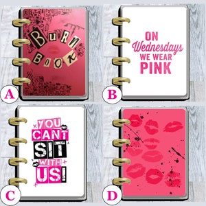 Mean Girls Collection Happy Planner Covers Set Dividers Dashboard Burn ...