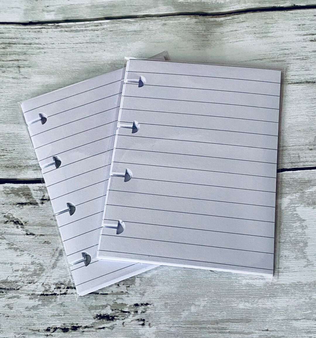 Micro Lined Paper Happy Planner Park Lane Tiny Size - Etsy