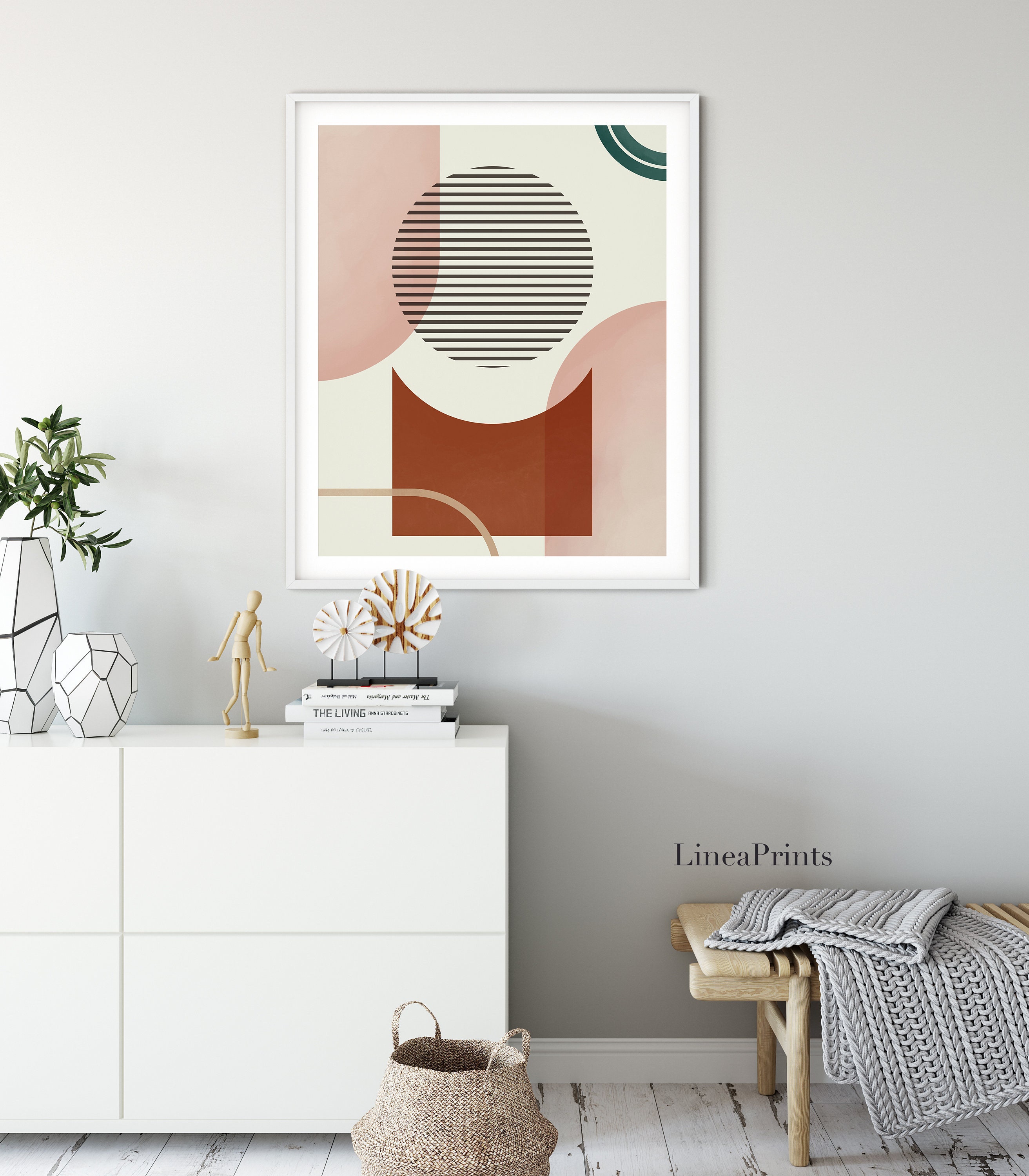 Geometric Large Abstract Wall Art Printable Art Abstract | Etsy