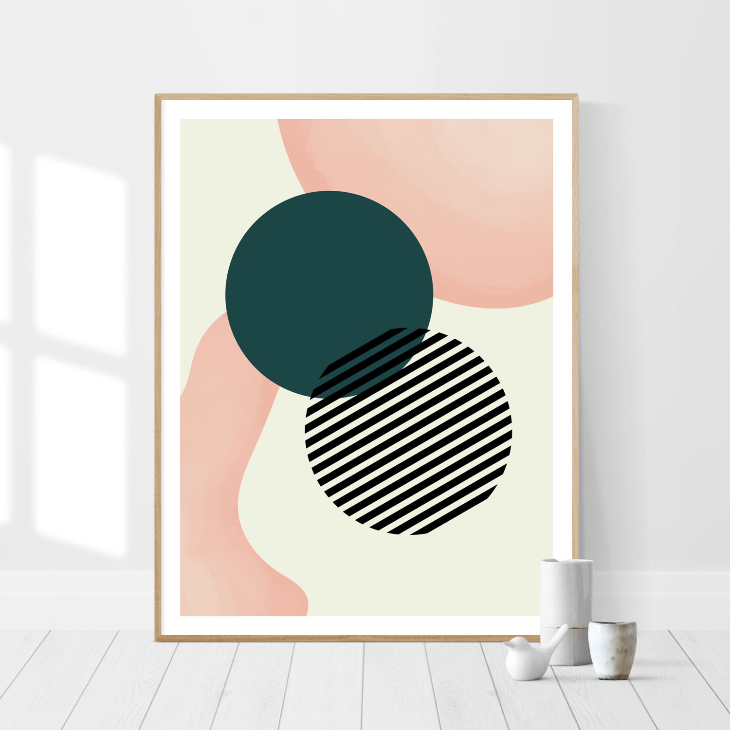 Large Abstract Print Set Set of 2 prints Printable Wall Art | Etsy