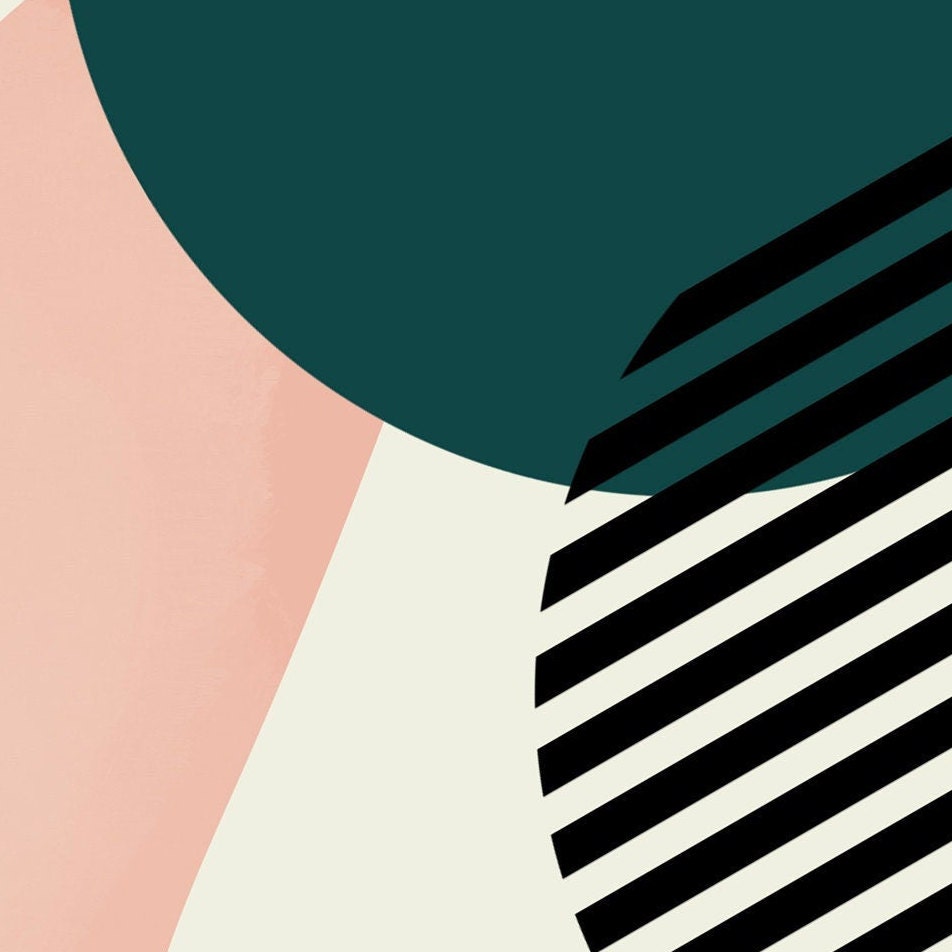 Large Abstract Print Set Set of 2 prints Printable Wall Art | Etsy