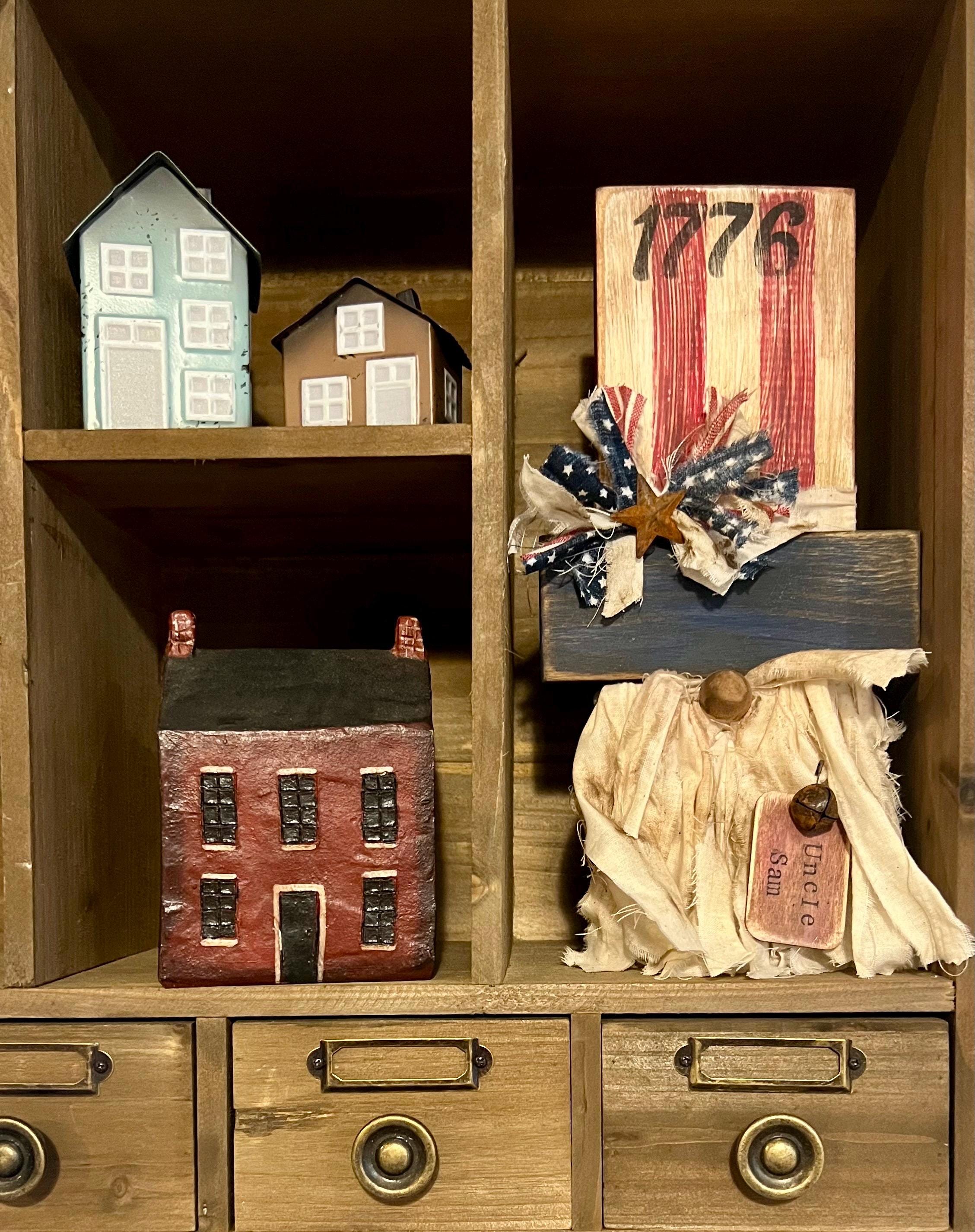 Primitive Wood Uncle Sam - Etsy