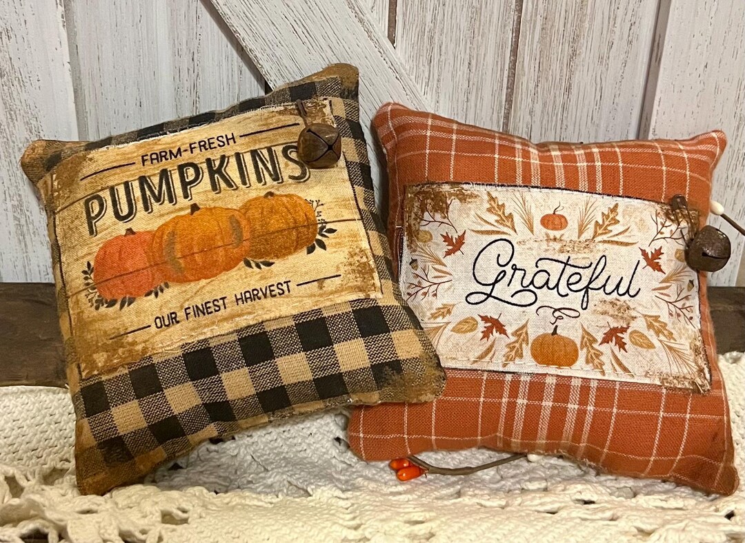 Fall Primitive Cinnamon Grunge Pillow Tucks - Etsy