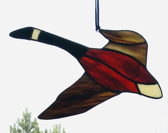 Stained Glass Goose - Etsy