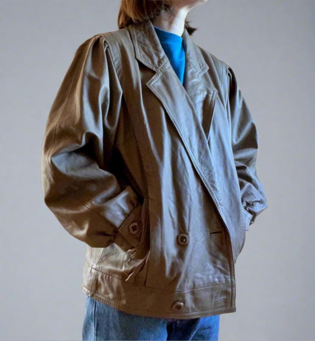 Vintage Clothing | Brown Leather Jacket | Julian Vard | Made in Ireland ...