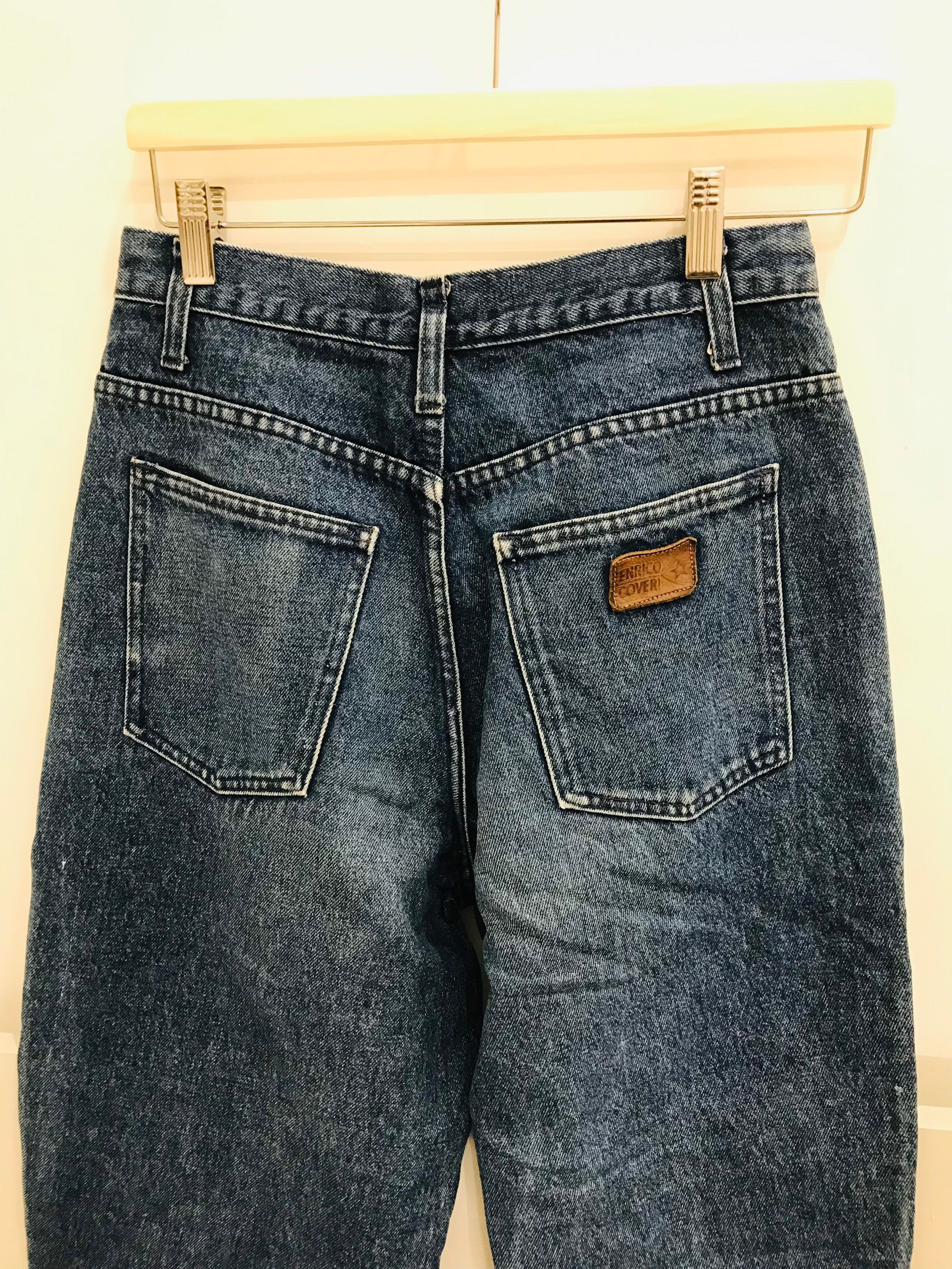 Vintage Enrico Coveri Jeans 1990s Blue Denim Italian Designer - Etsy