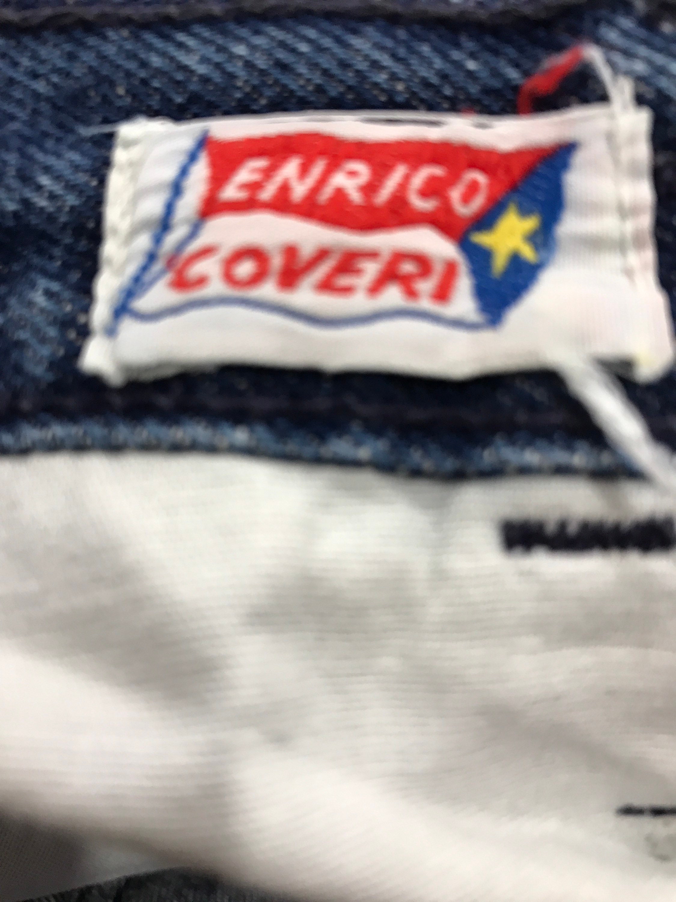 Vintage Enrico Coveri Jeans 1990s Blue Denim Italian Designer W27 L39 ...