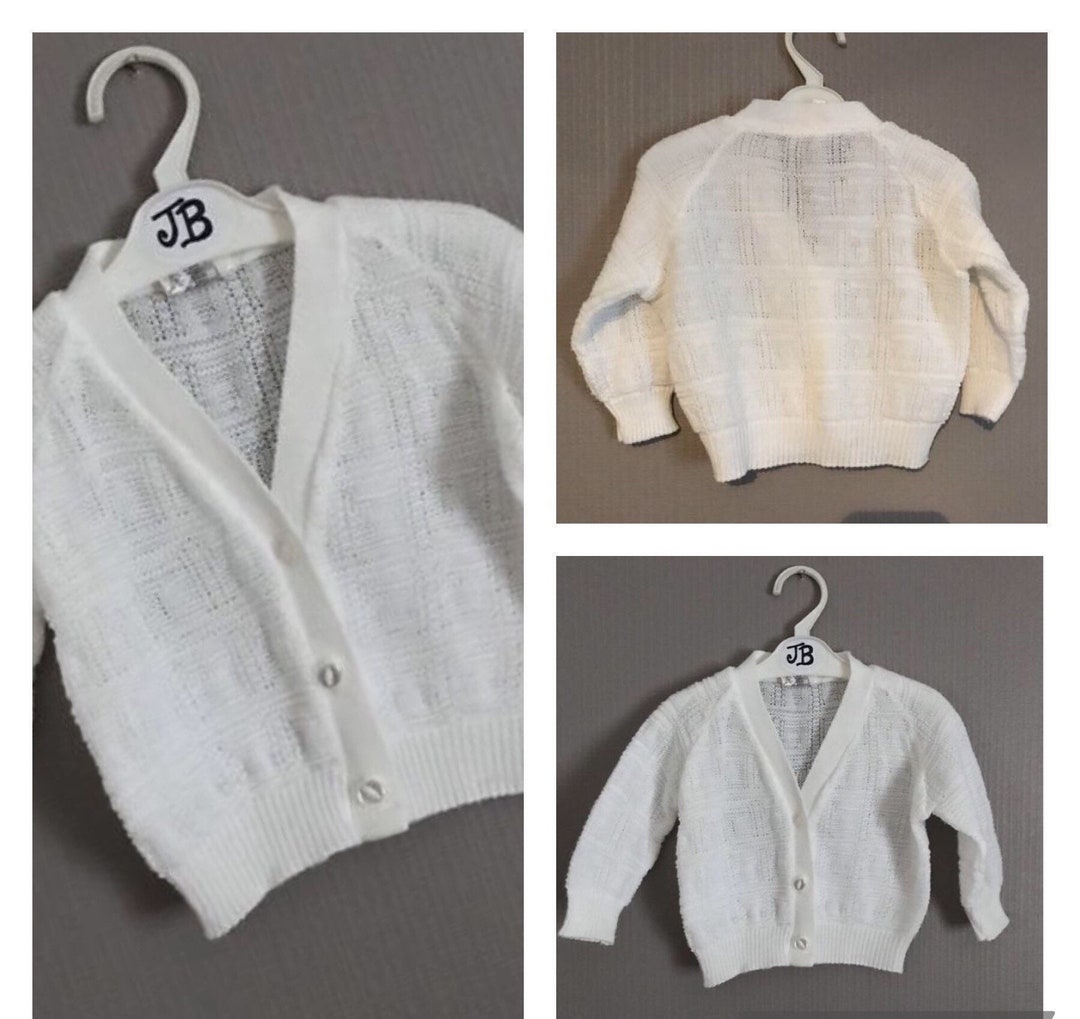 Vintage Cardigan - Children's Cardie - Gender Neutral - 1980s Baby ...