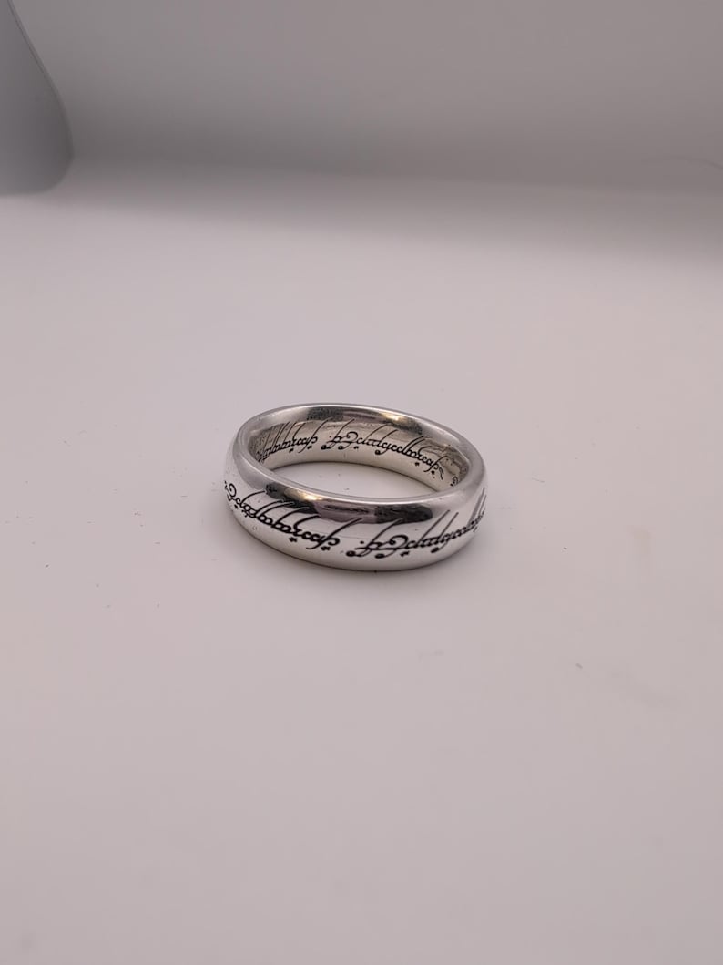Elvish Ring, Sterling Silver Replica Handmade Fan Art - Etsy