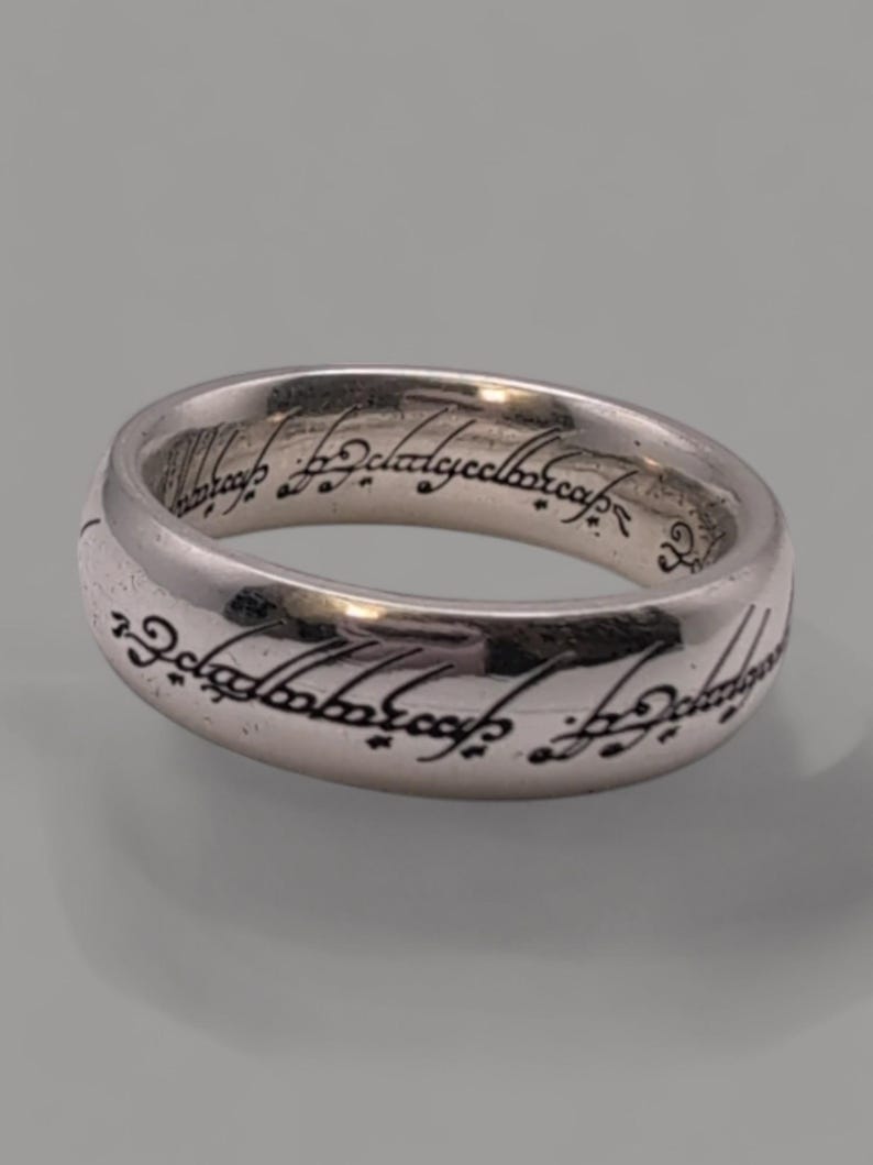 Elvish Ring, Sterling Silver Replica Handmade Fan Art - Etsy