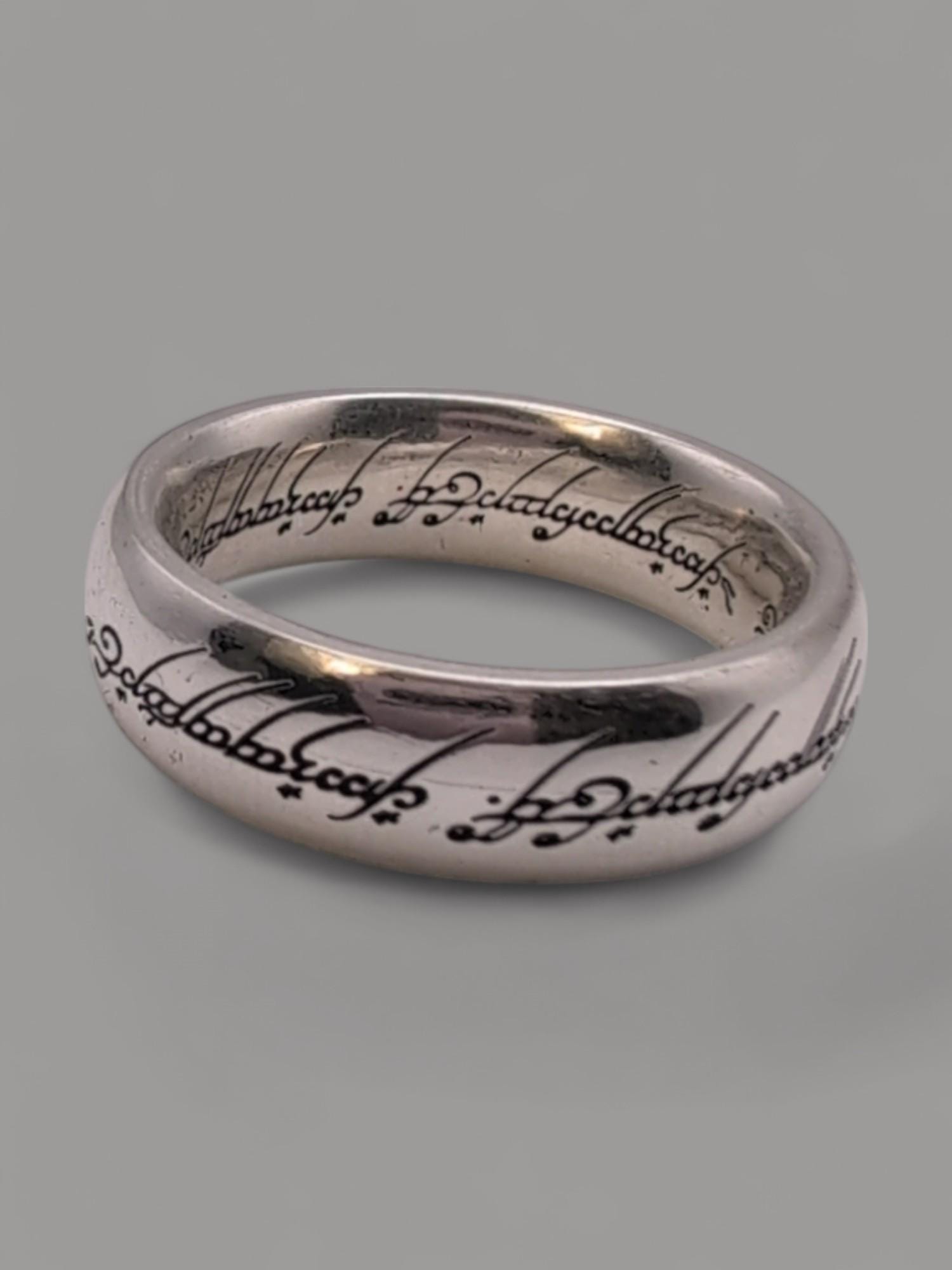 Elvish Ring, Sterling Silver Replica Handmade Fan Art - Etsy