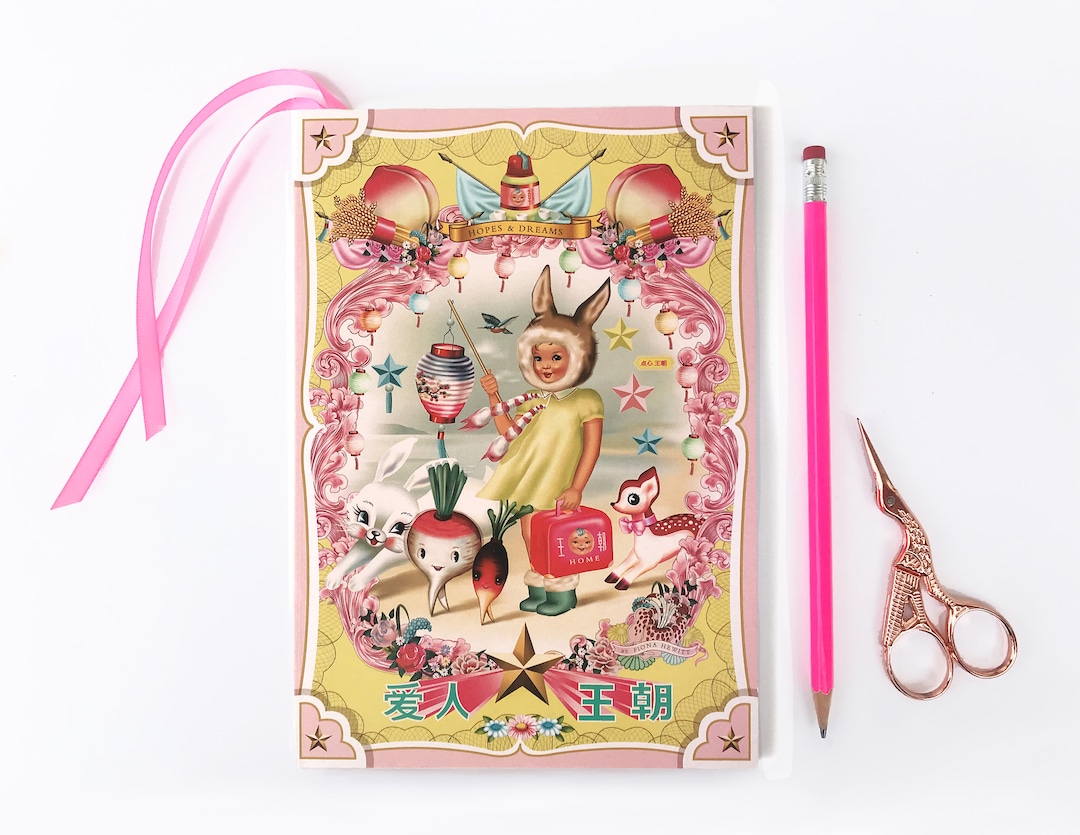 Bunny Girl A5 notebook, Asian 1950's journal, bunny girl journal, 80 ...