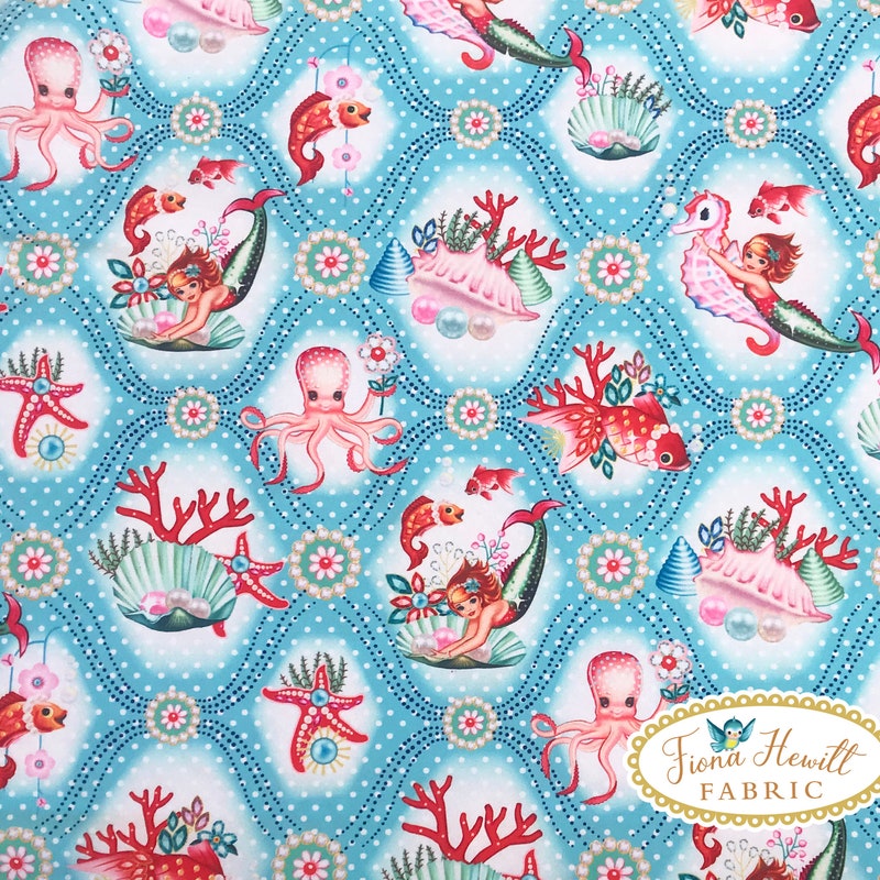 Mermaid Fabric - Etsy