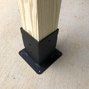 Foot/wall Mount Bracket for 4x4 Post - Etsy