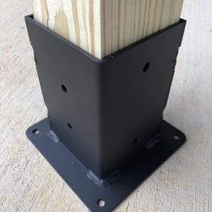 Foot/wall Mount Bracket for 4x4 Post - Etsy
