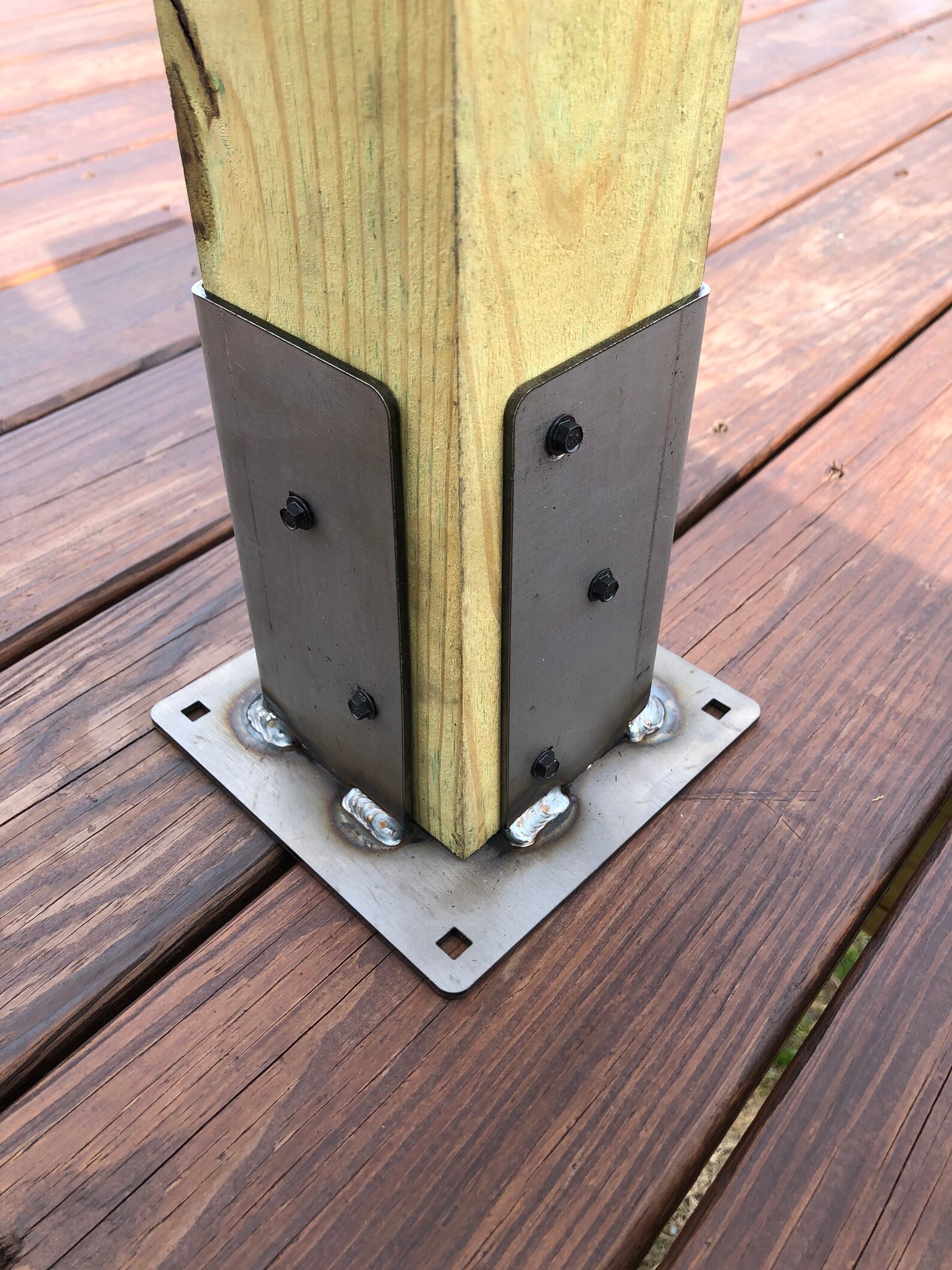Foot/wall Mount Bracket for 4x4 Post - Etsy