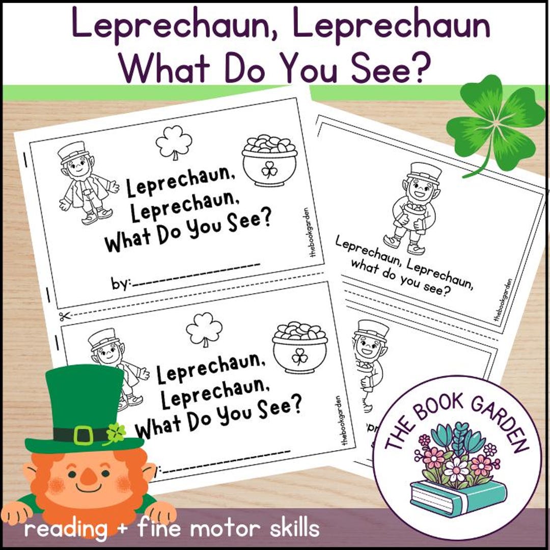Leprechaun, Leprechaun, What Do You See?, St. Patrick's Day Books, St ...