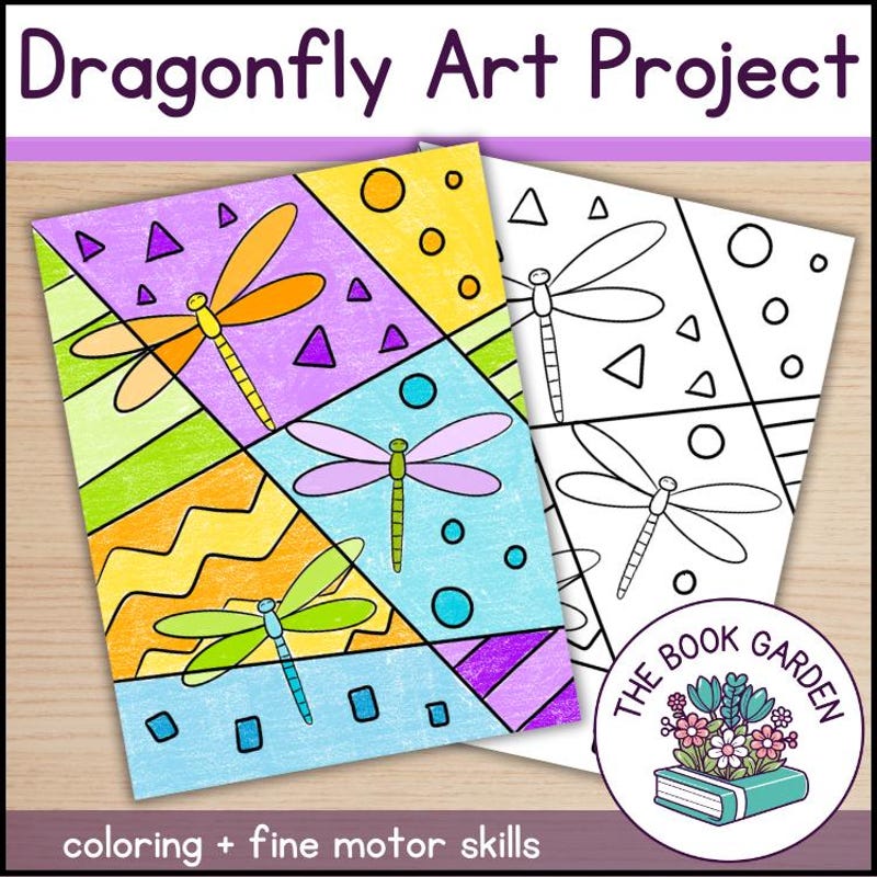 Dragonfly Art - Etsy