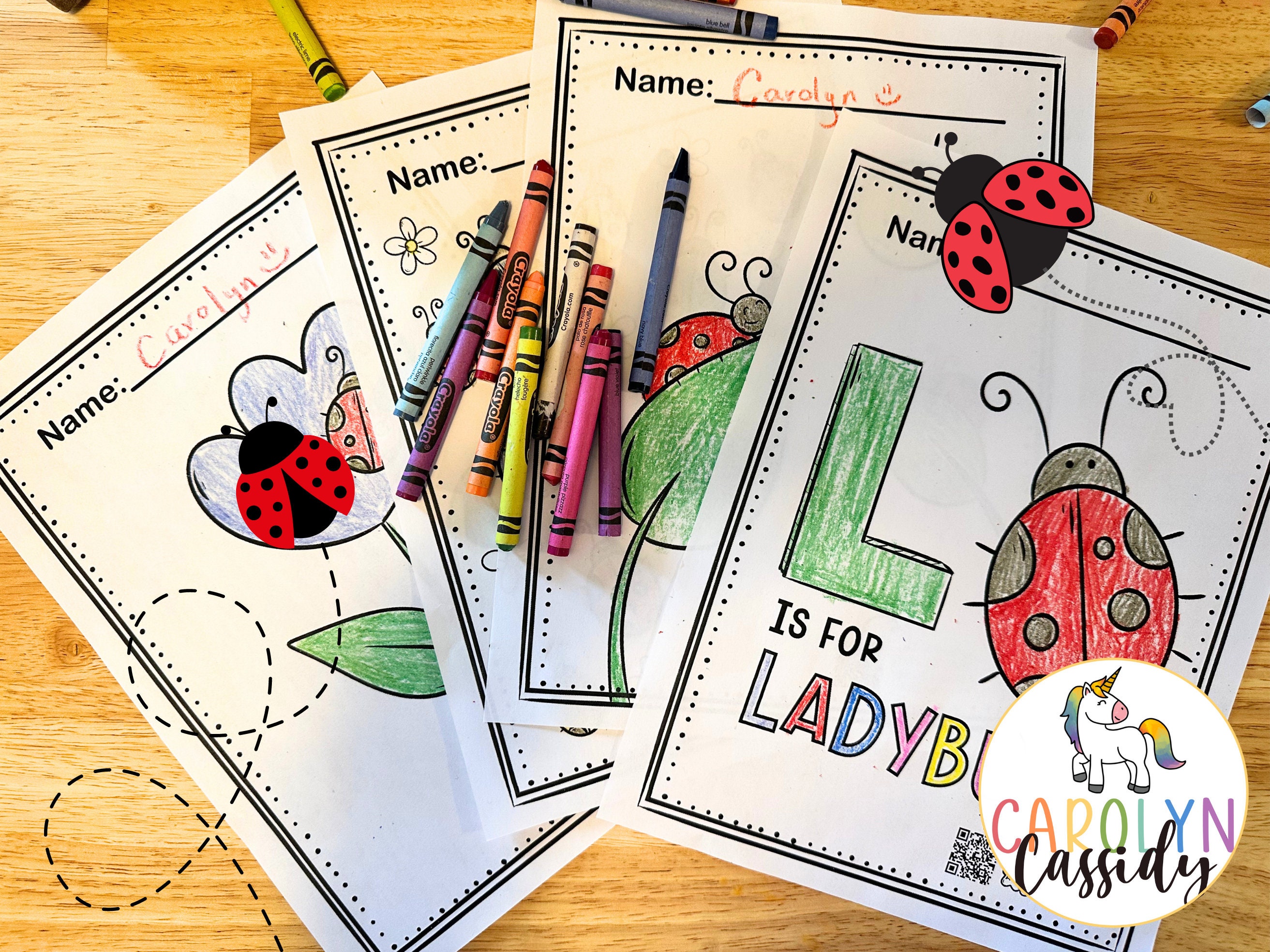 Ladybug Spring Coloring Pages, Spring Coloring Pages for Kids ...
