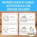 All About Me Booklet, Back to School, Back to School Activity, Back to ...