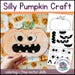 Silly Pumpkin Craft: Kids Color, Cut & Glue Template (PDF File) - Etsy